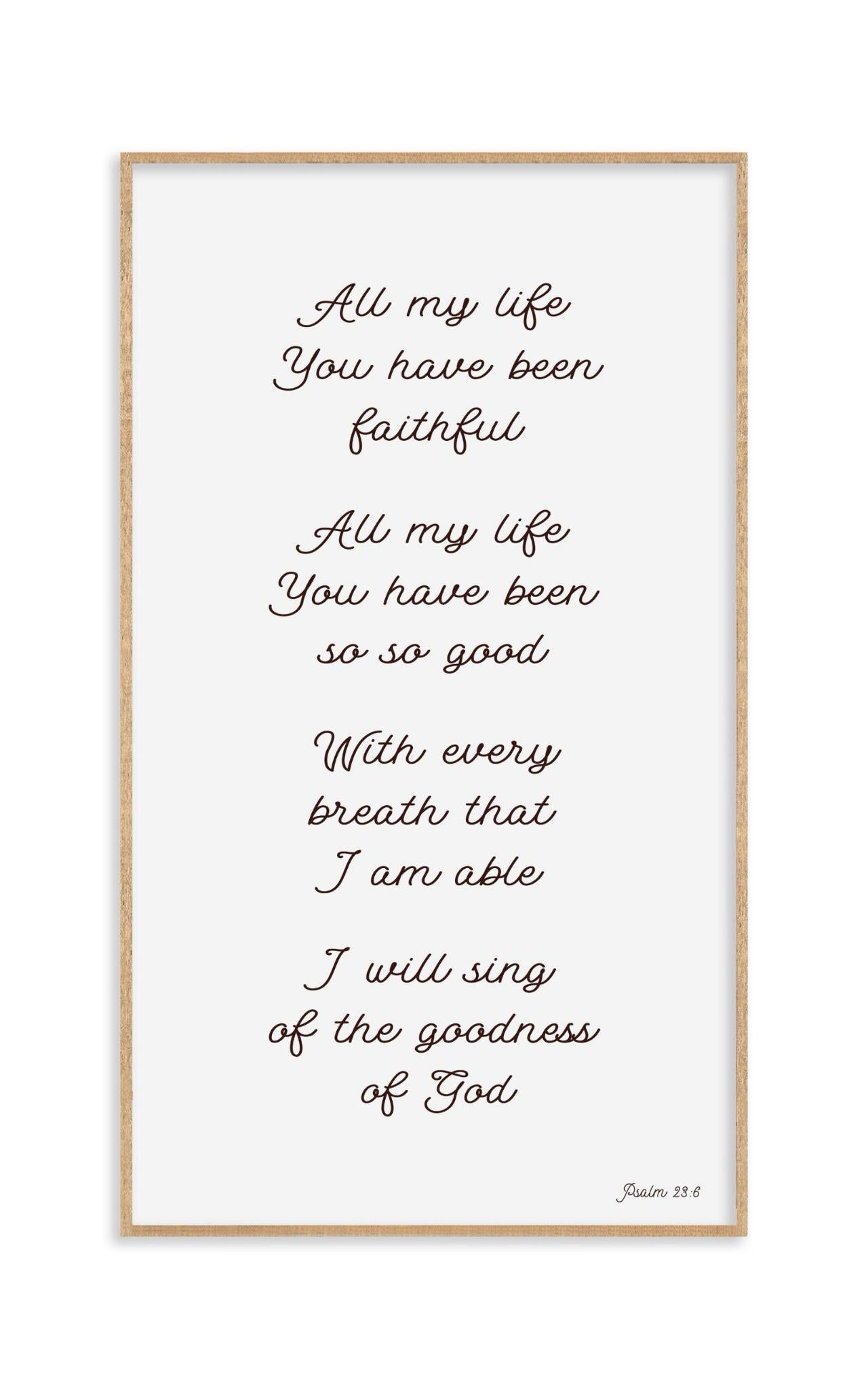 All of my life, you have been faithful – Revelation Culture