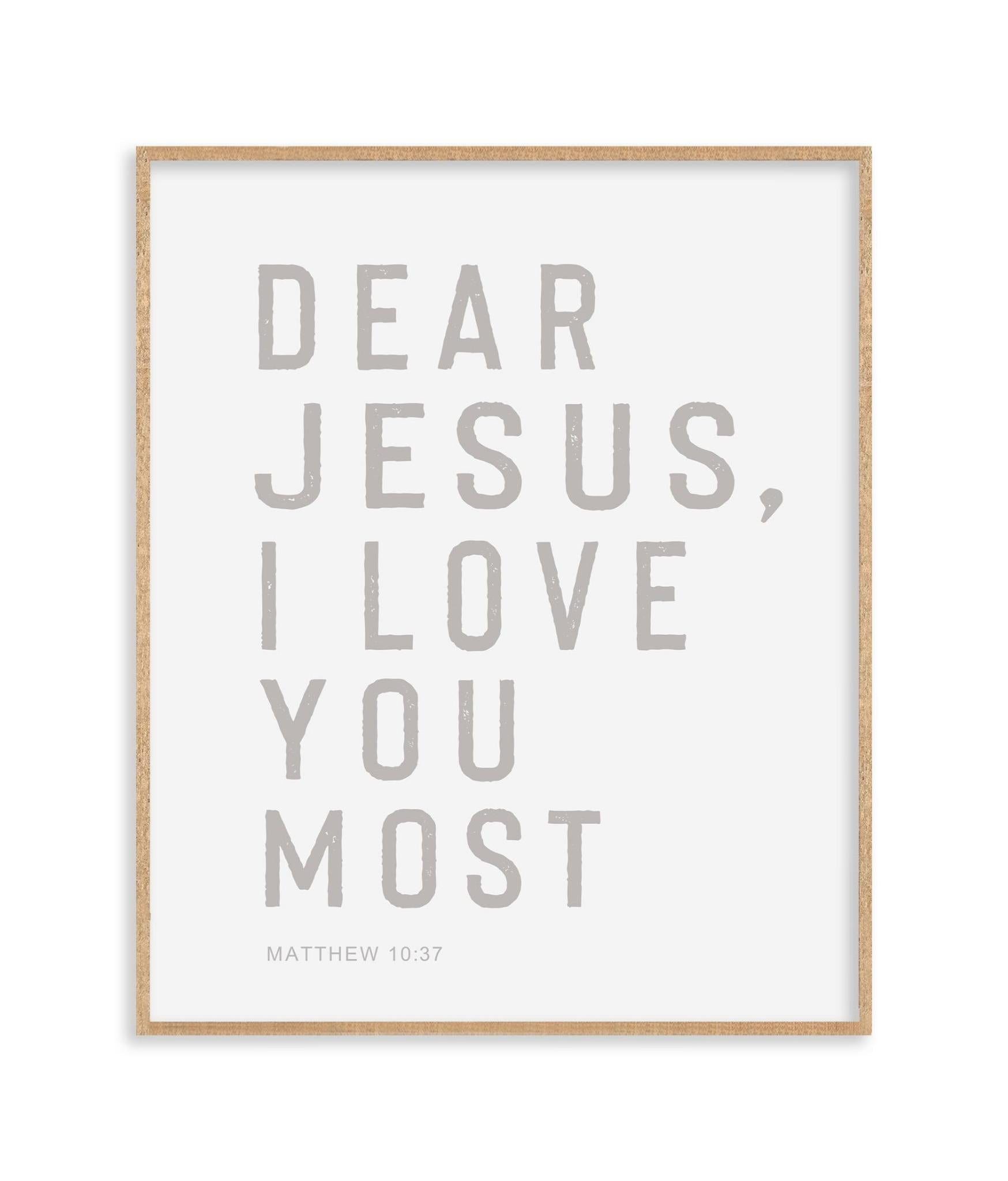 Dear Jesus I love you most – Revelation Culture