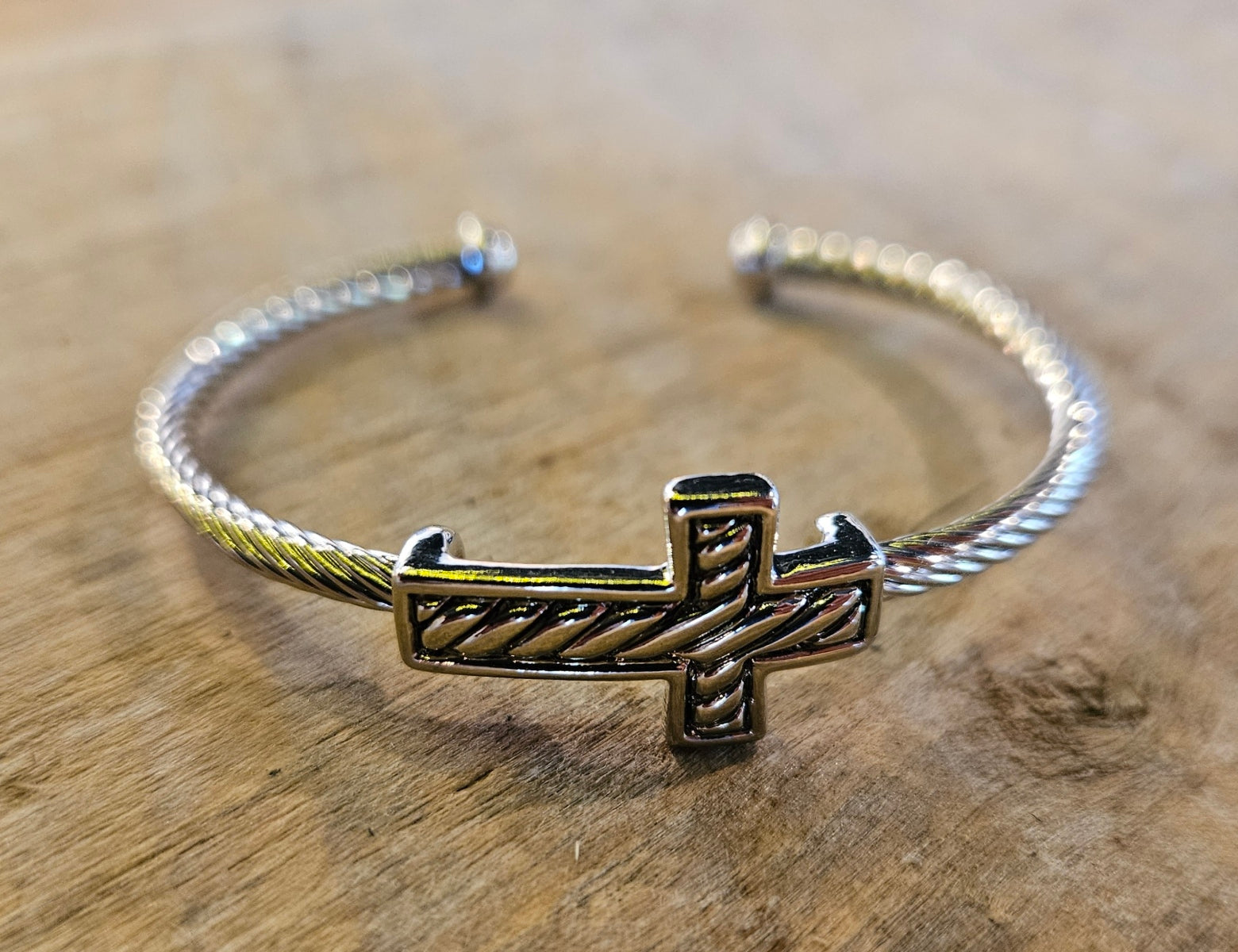 Classic Cross Cable Bracelet – Revelation Culture