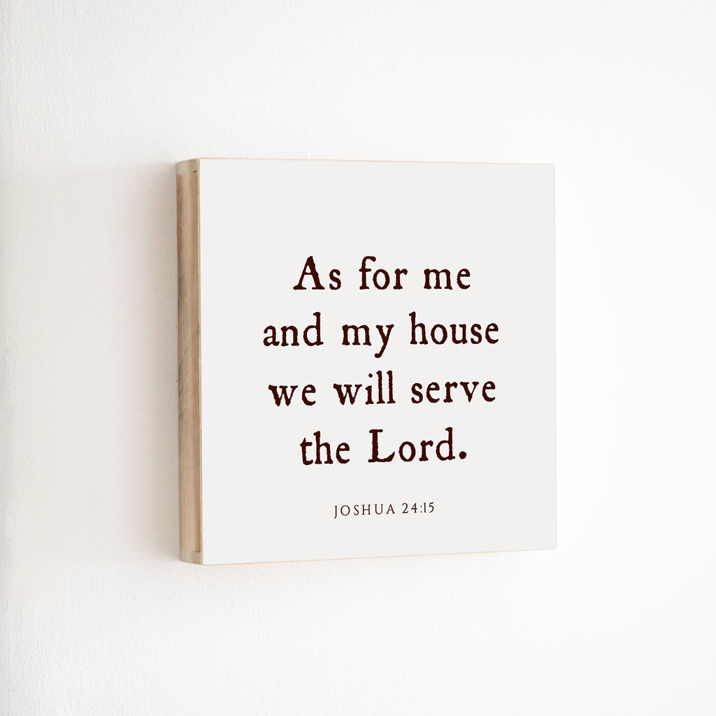 14 x 14" | BF | As For Me – Revelation Culture