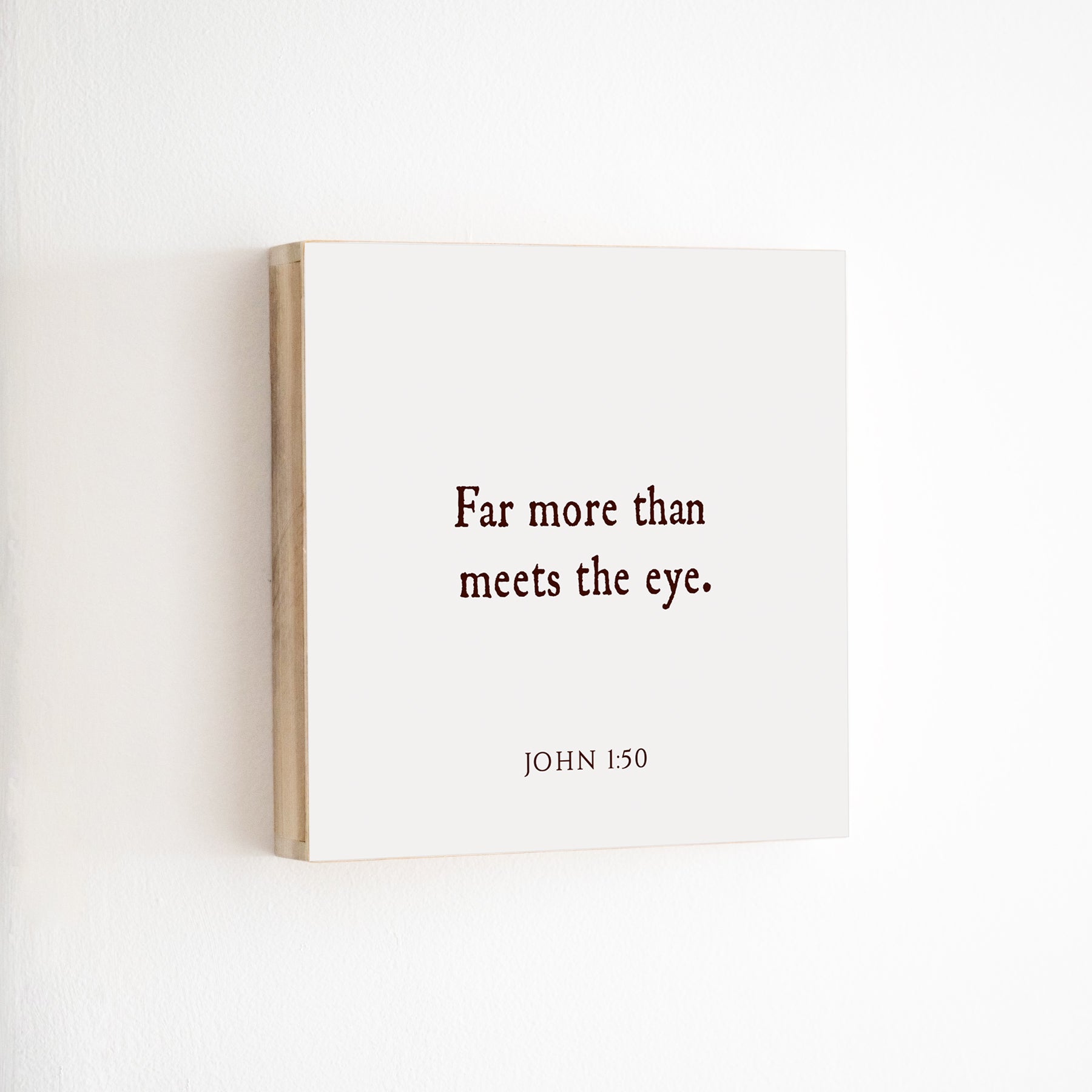 14 x 14" | BF | Far More Than – Revelation Culture