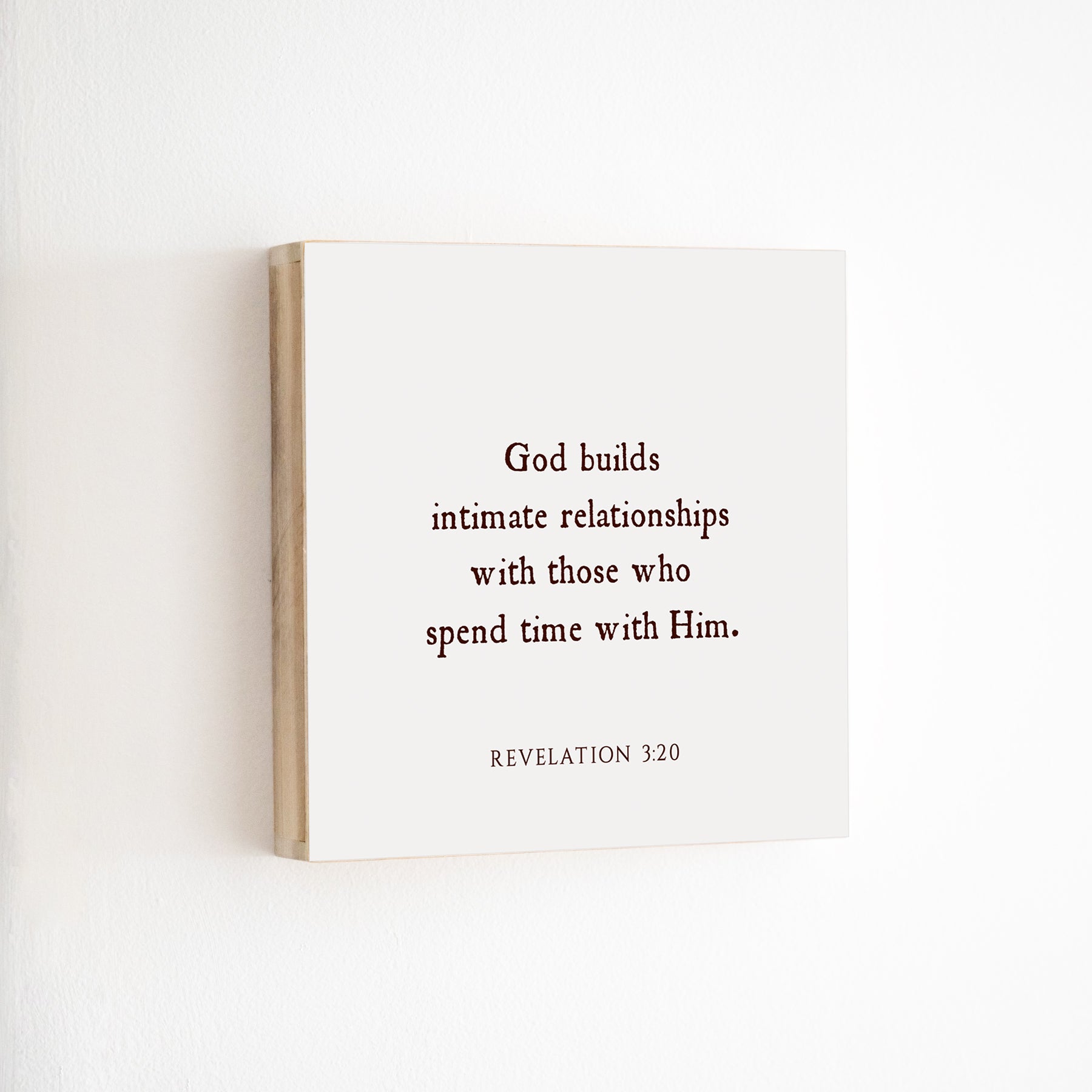14 x 14" | BF | God Builds Intimate – Revelation Culture