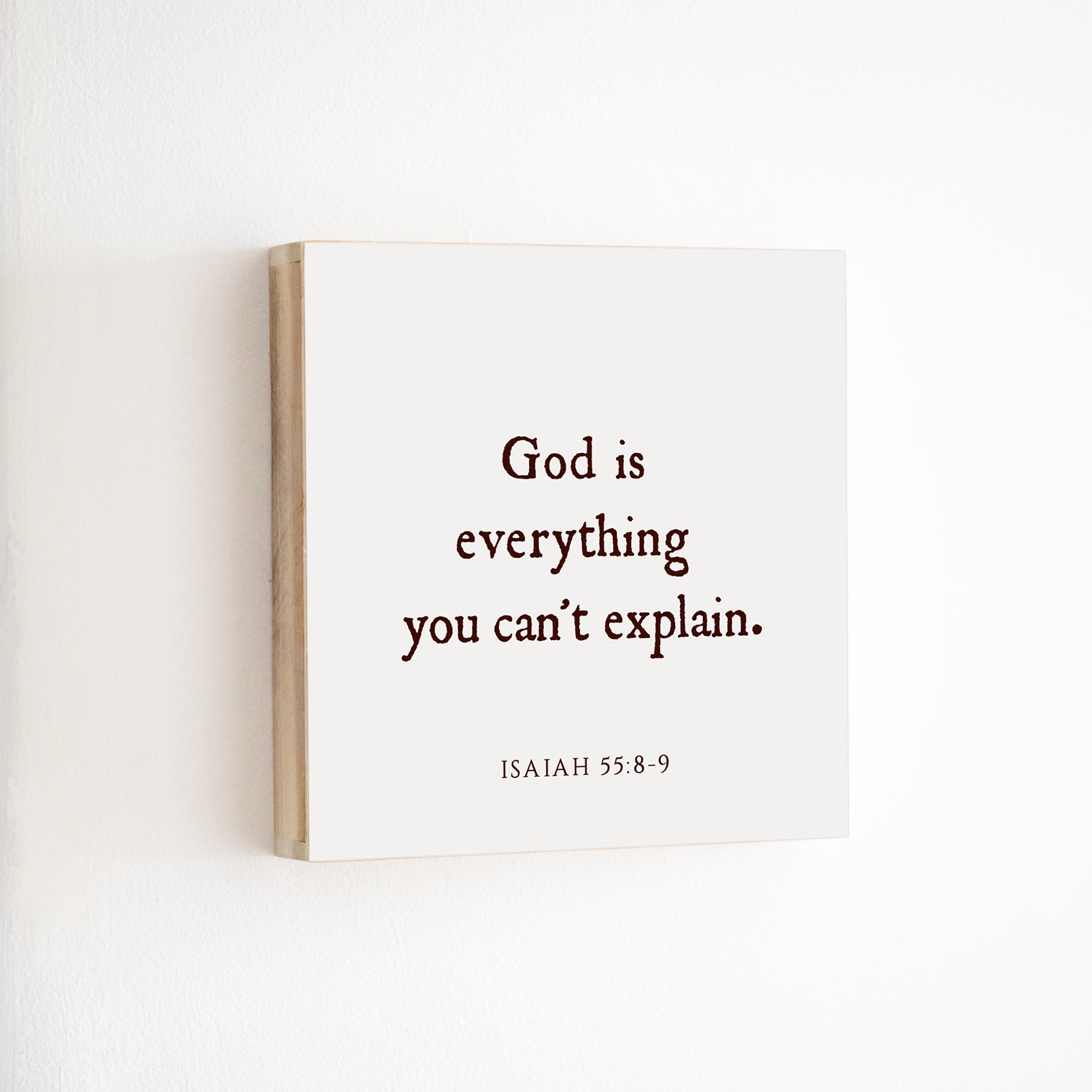 14 x 14" | BF | God Is Everything – Revelation Culture
