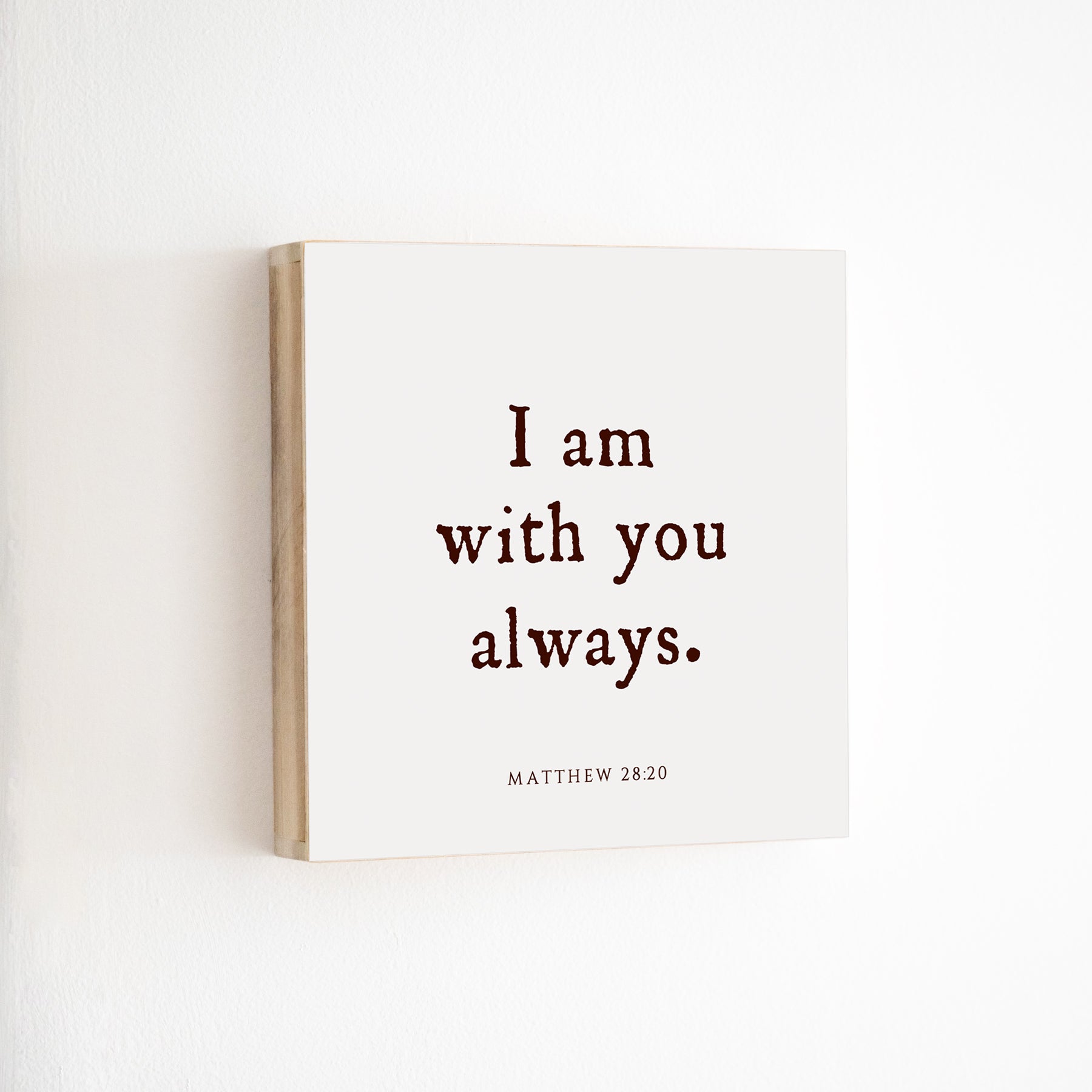 14 x 14" | BF | I Am With – Revelation Culture