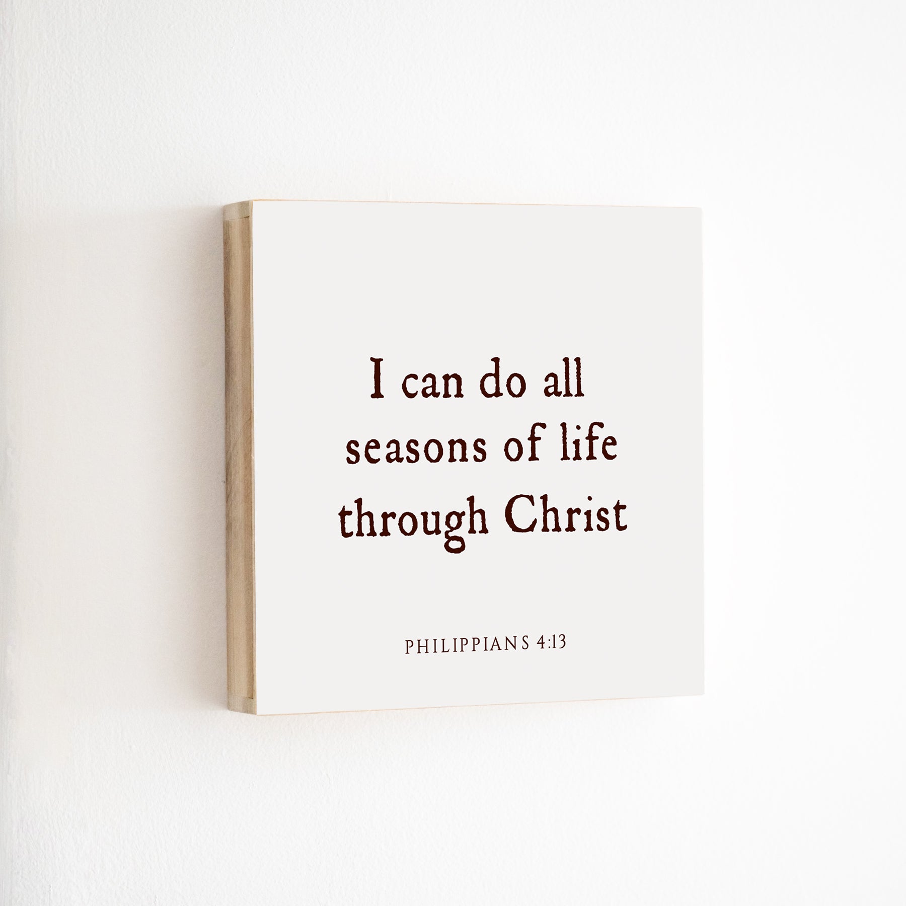 14 x 14" | BF | I Can Do All Seasons – Revelation Culture