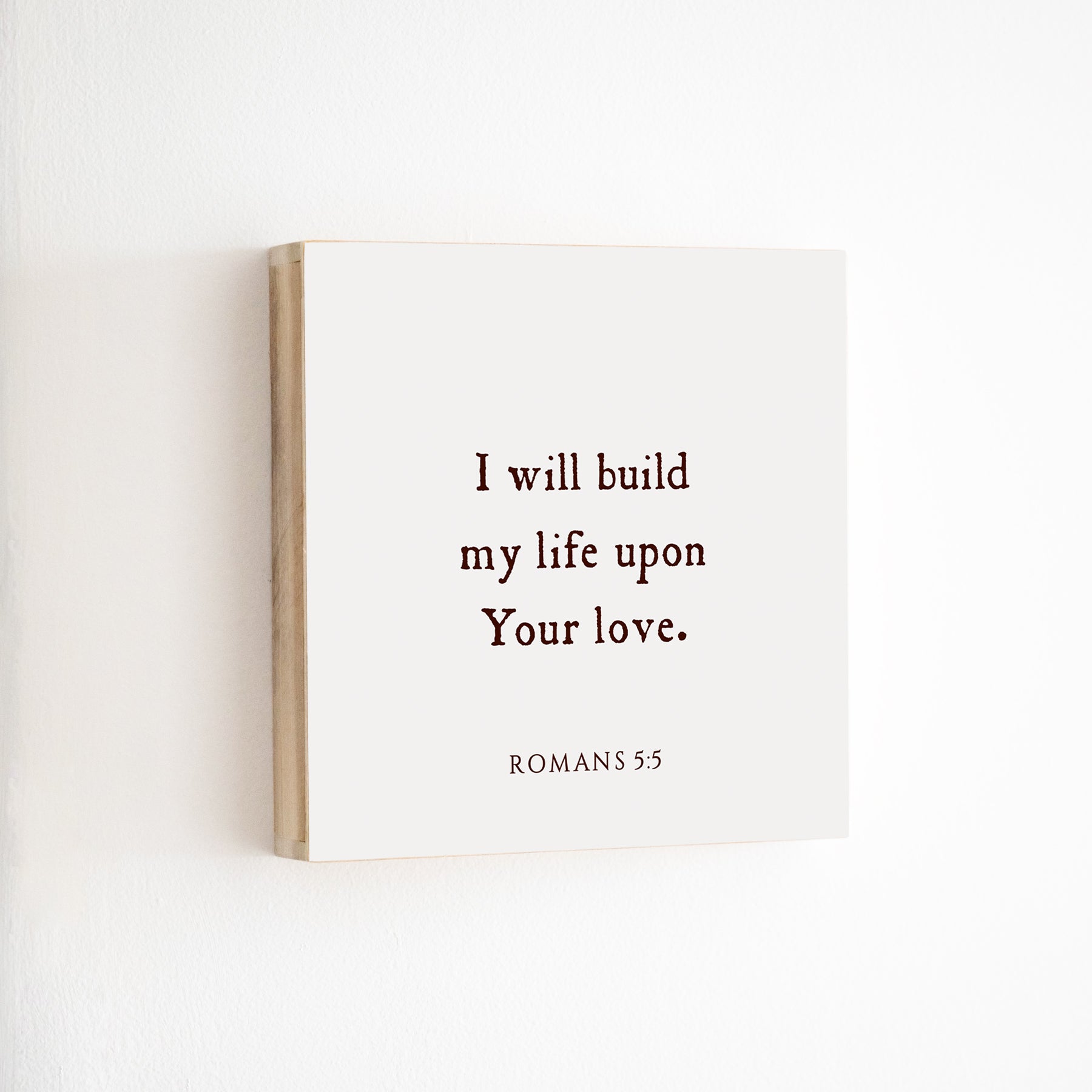 14 x 14" | BF | I Will Build my Life – Revelation Culture