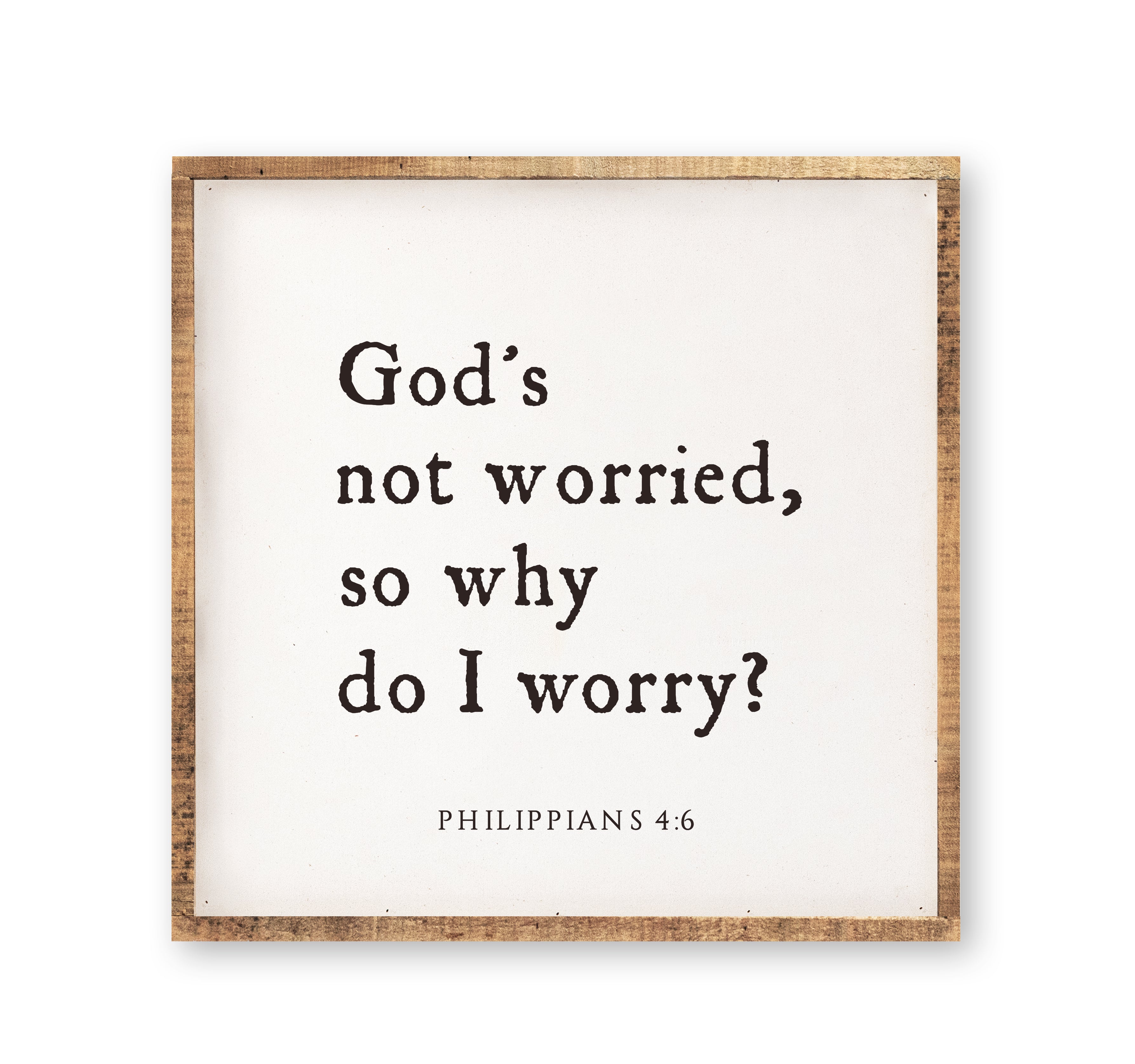God's Not Worried – Revelation Culture