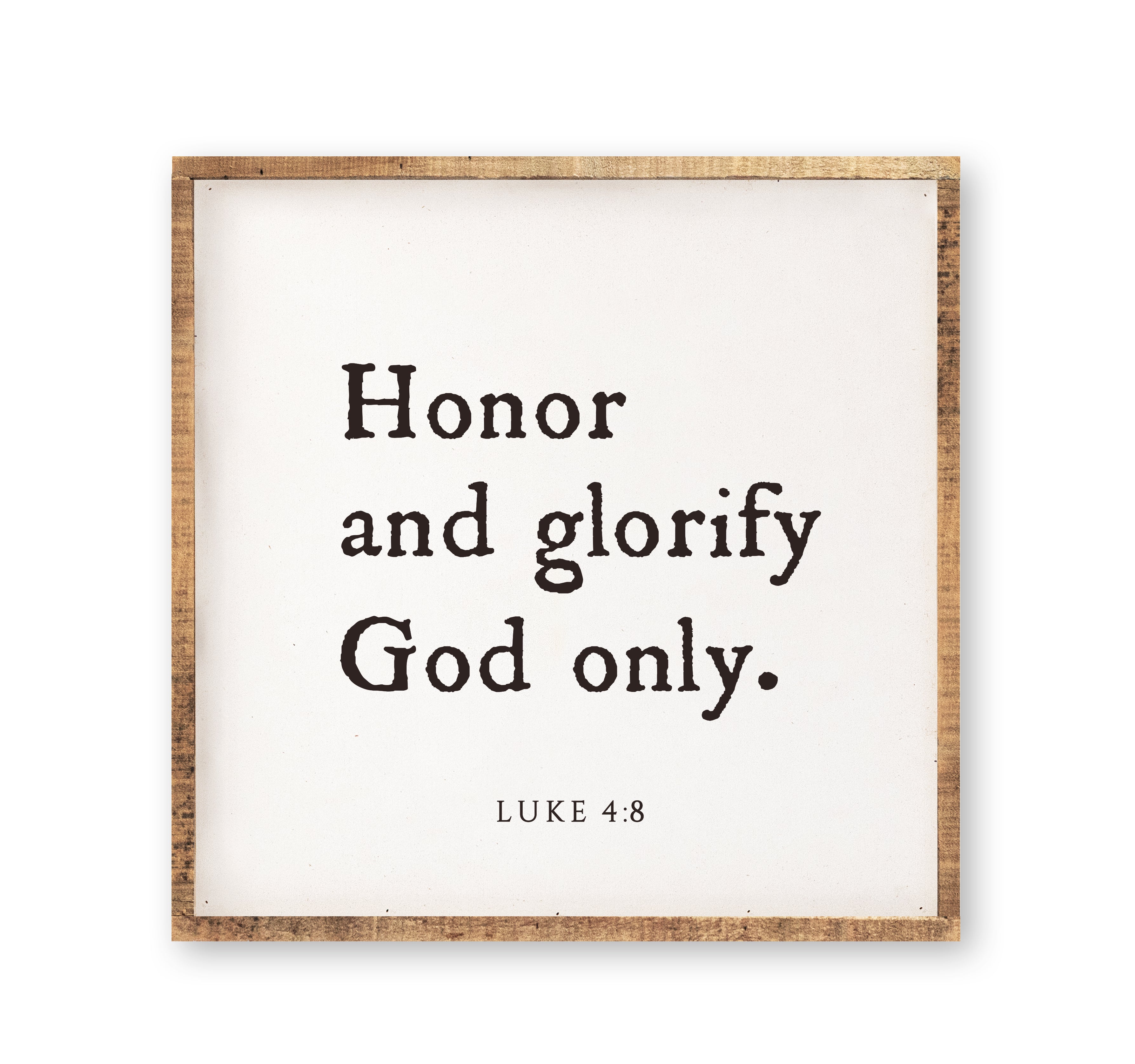 Honor and Glorify God Only – Revelation Culture