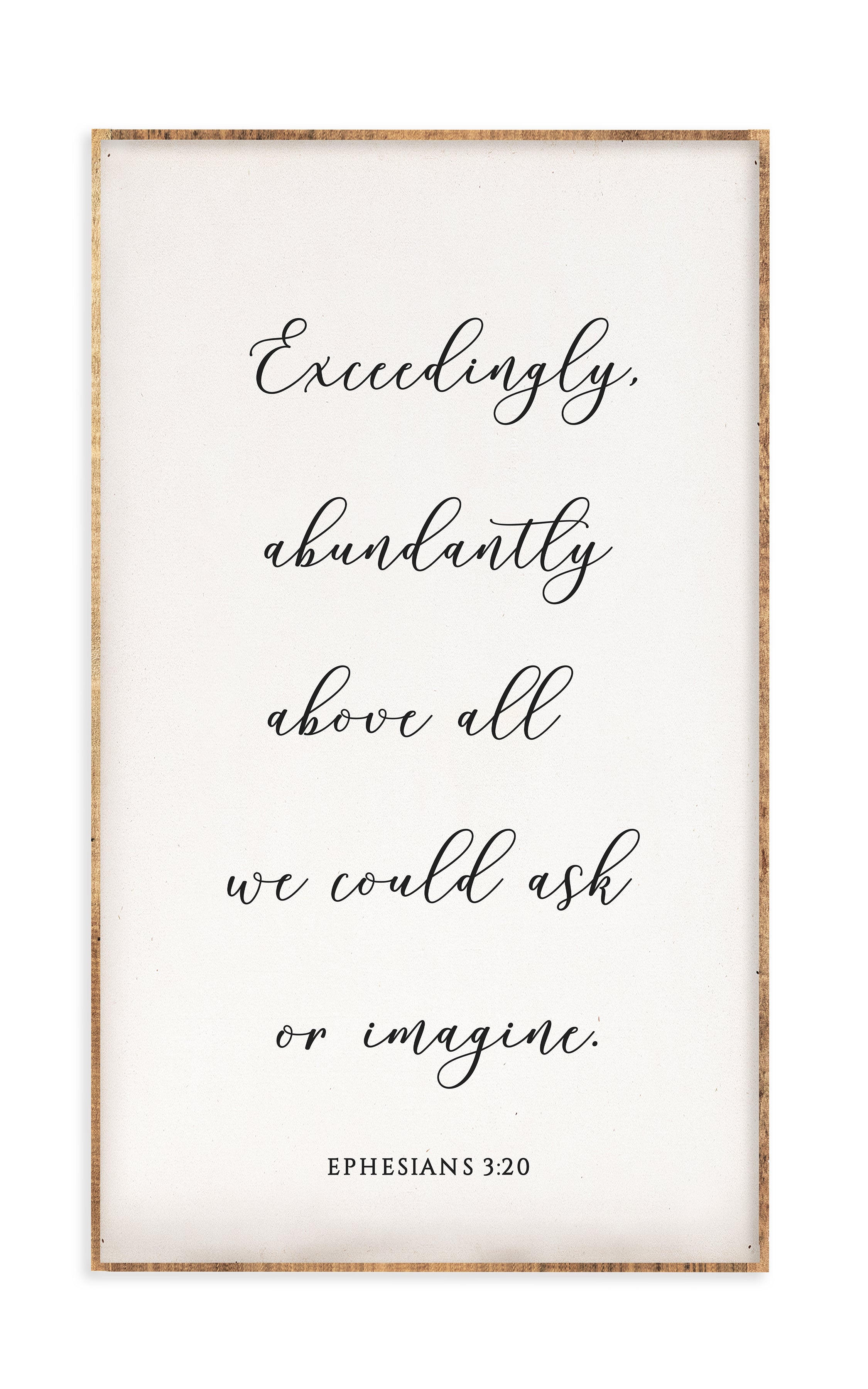 18 x 30" | Exceedingly Abundantly Above All – Revelation Culture