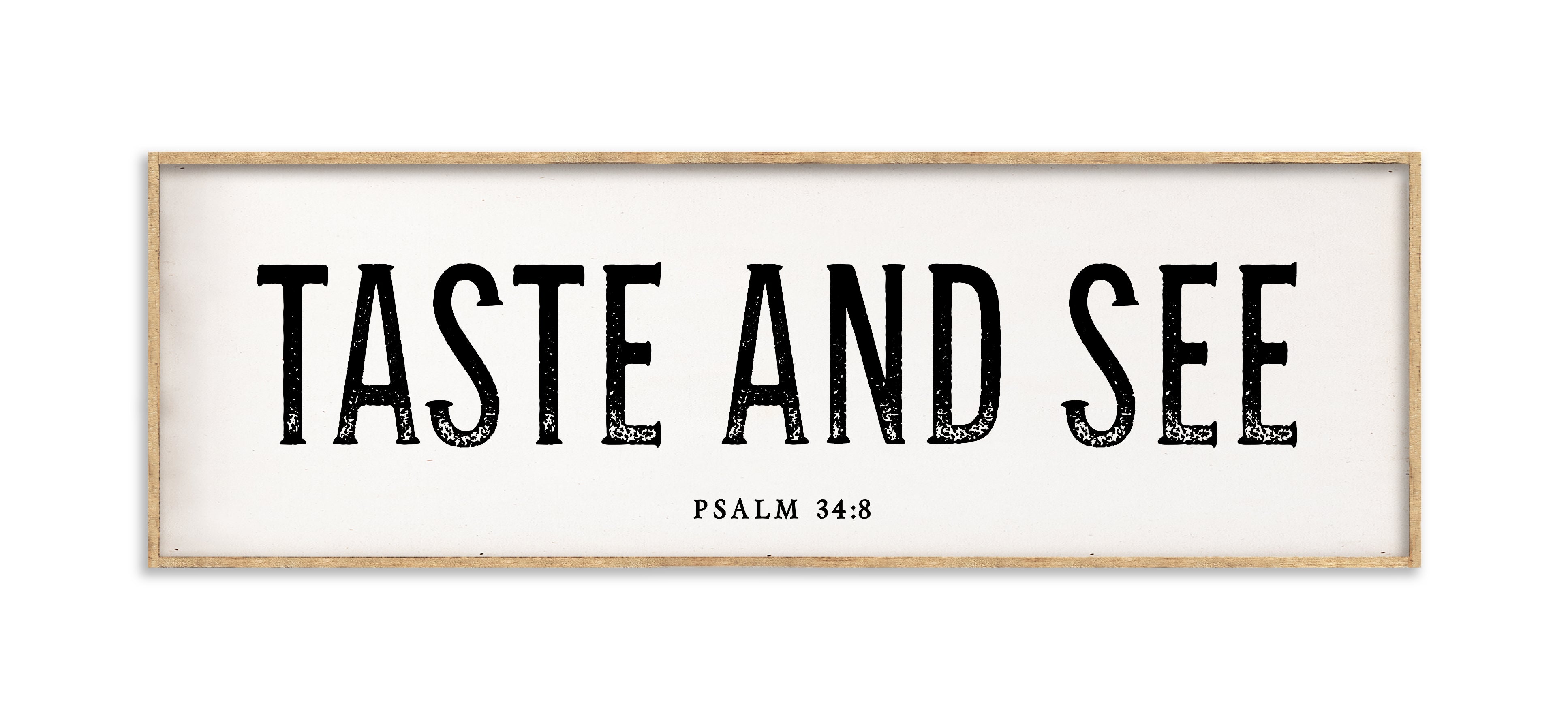 36 x 12" | Taste And See – Revelation Culture