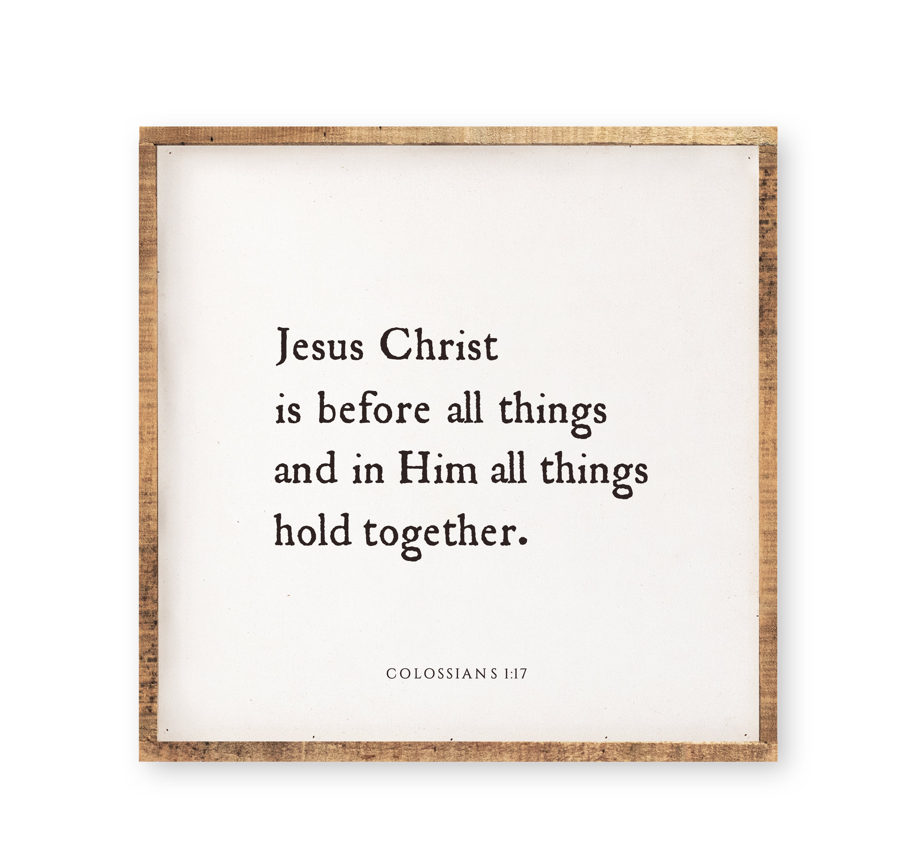 Jesus Christ is before all things – Revelation Culture