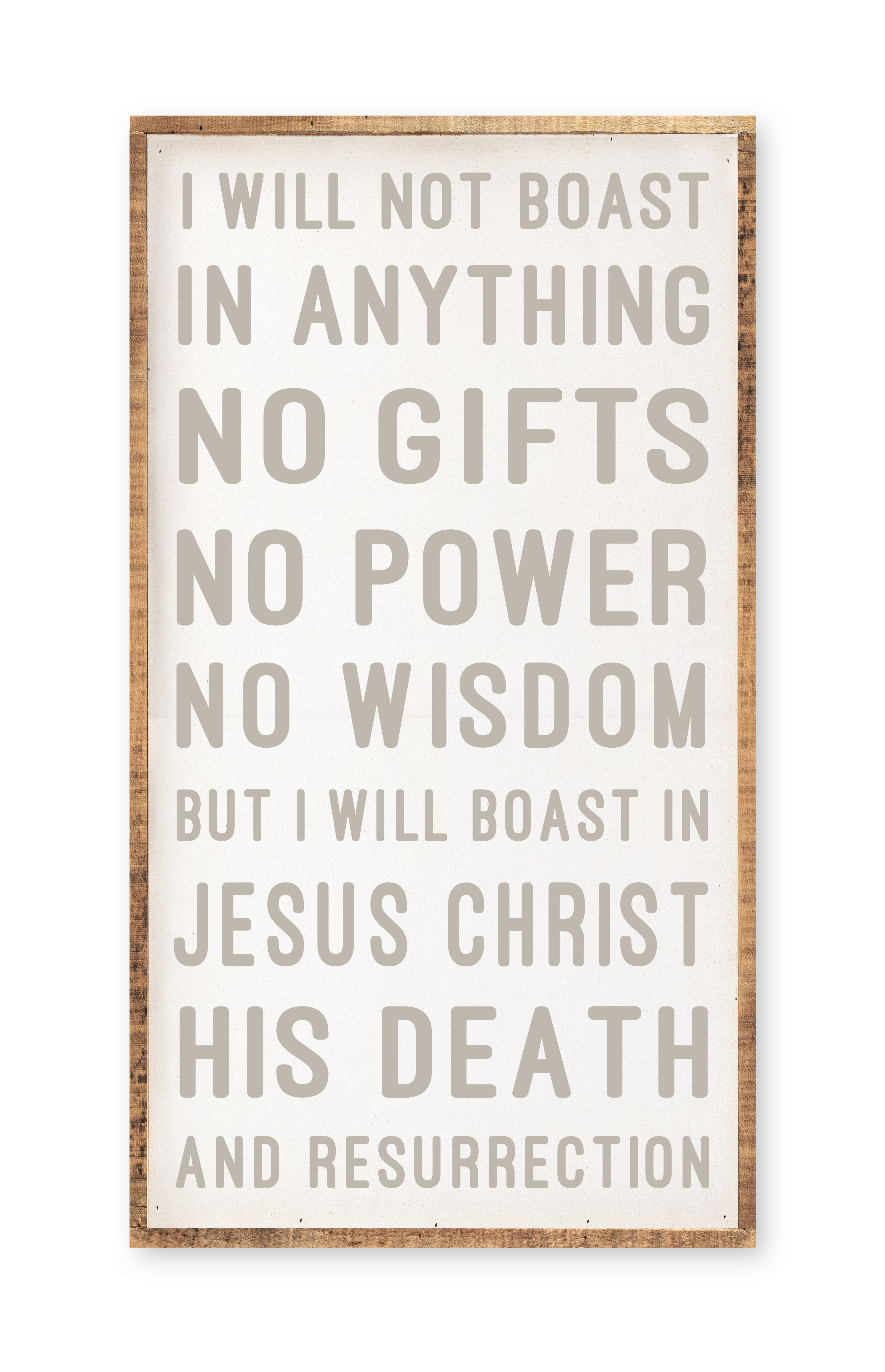 I Will Not Boast – Revelation Culture