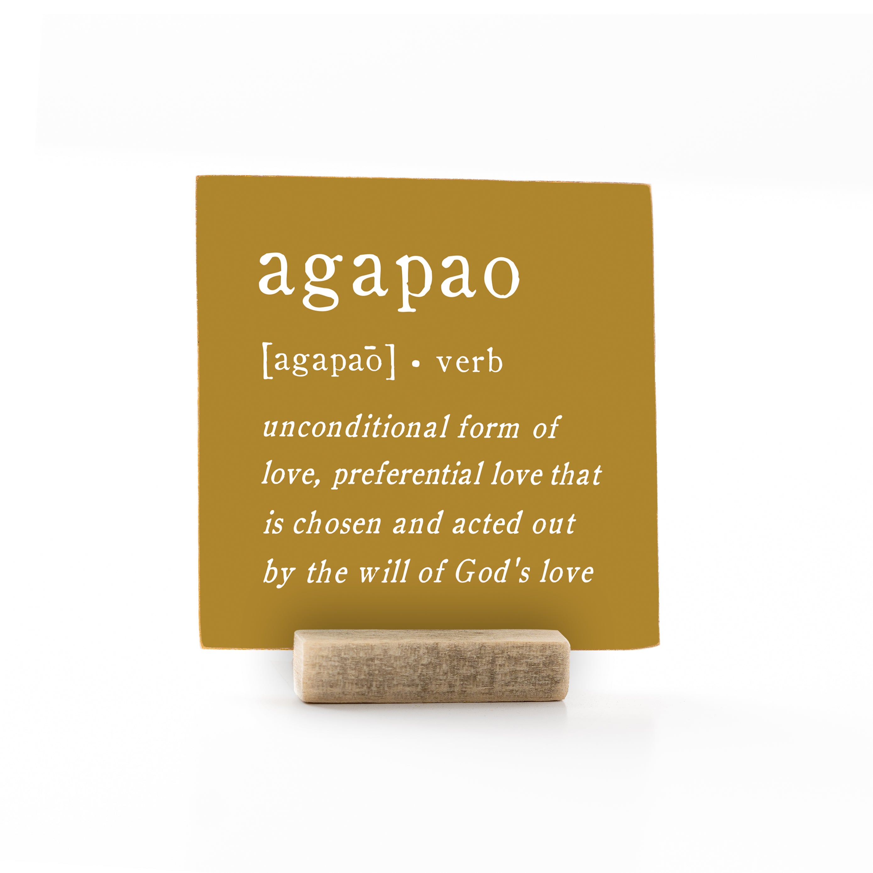 Agapao | 4 x 4" GH – Revelation Culture