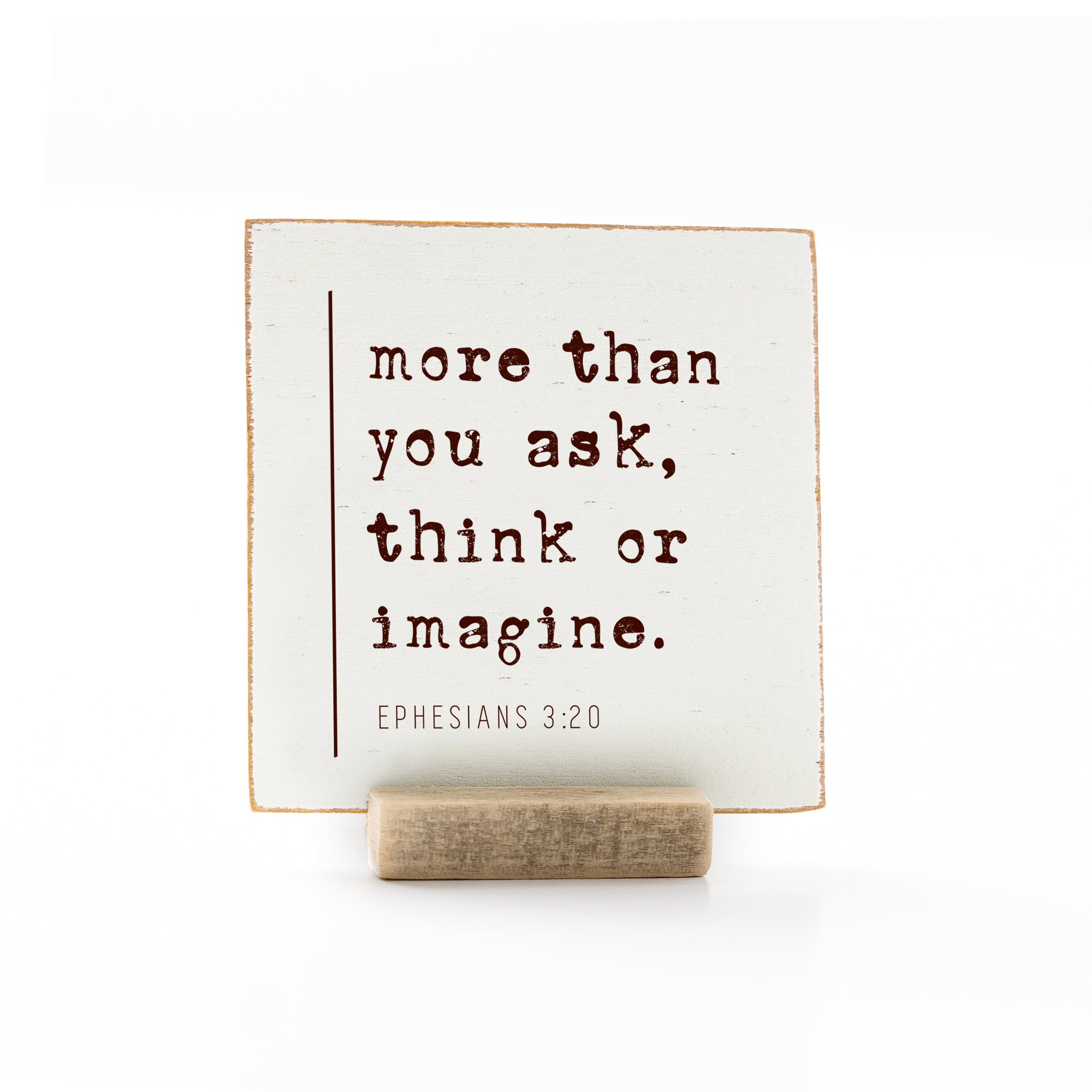 4 x 4" | Signature | More Than You Ask – Revelation Culture