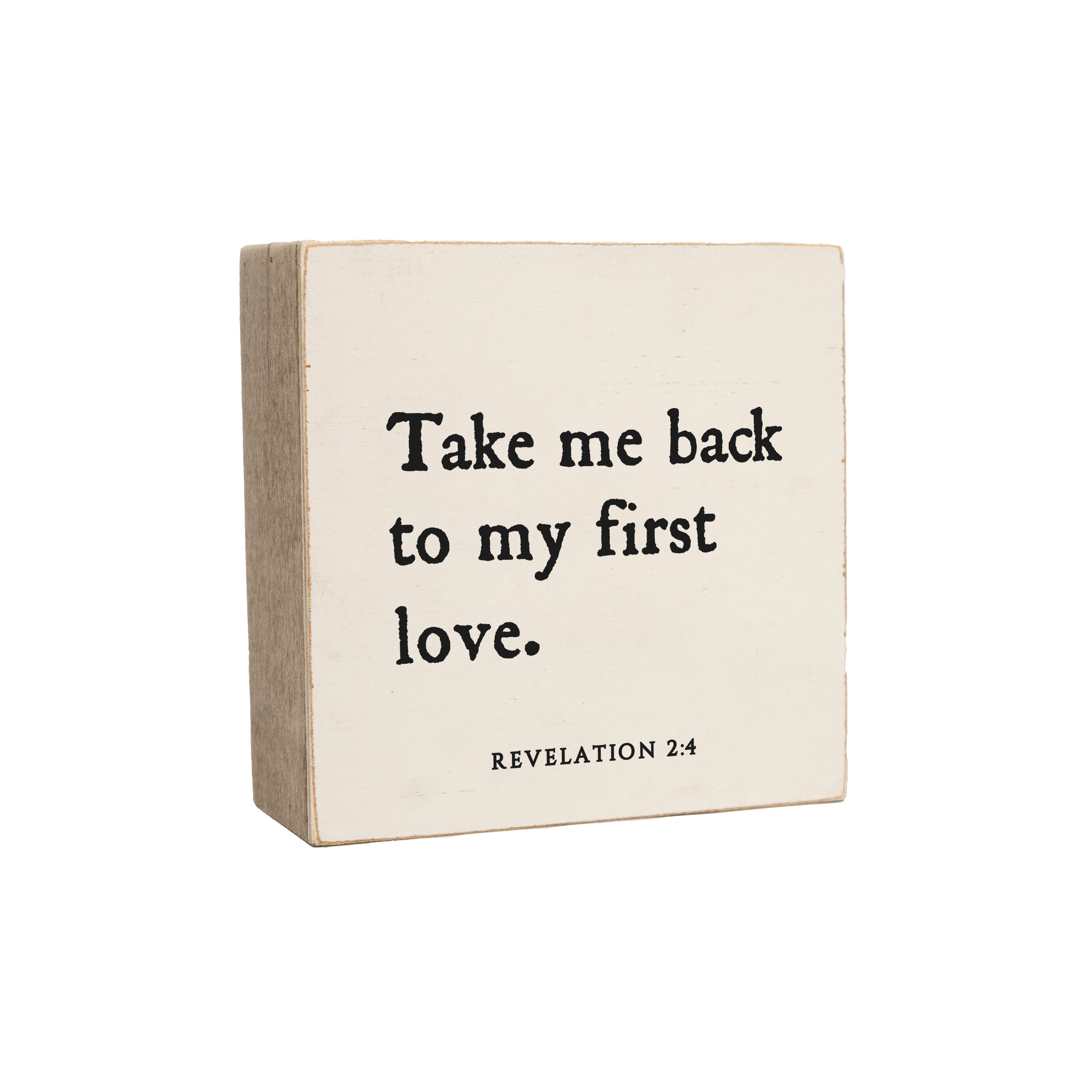 6 x 6" | Take Me Back To My First Love – Revelation Culture