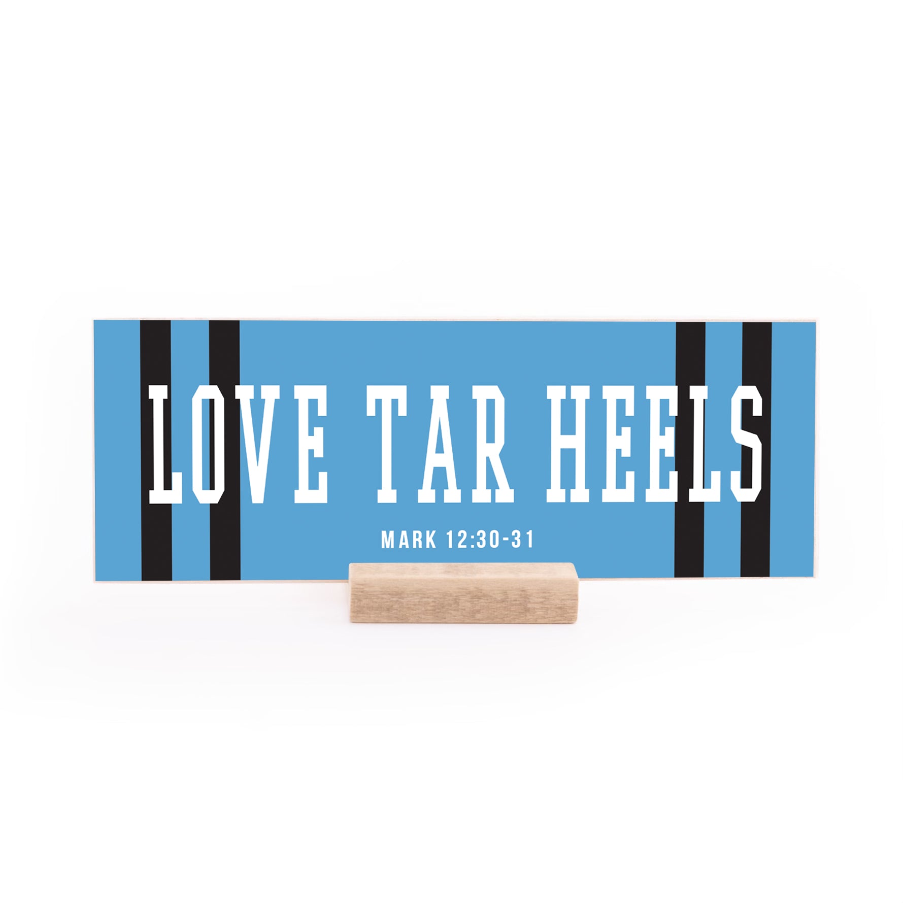 7.5 x 2.75" | Spirit | Love Tar Heels – Revelation Culture