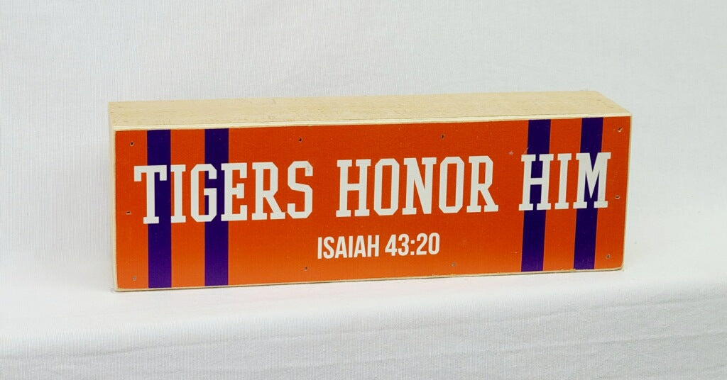 Tigers Honor Him – Revelation Culture